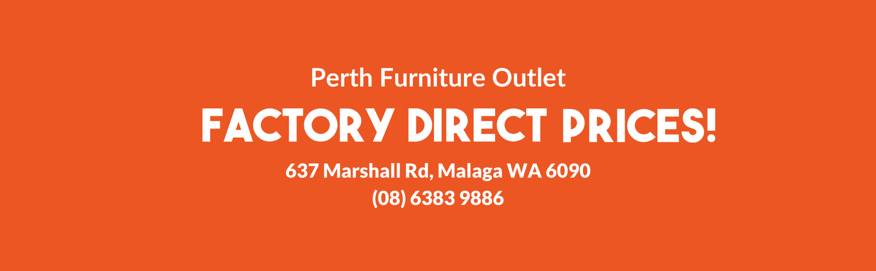 Perth Furniture Outlet Store: Shop Our Factory Discount Sale